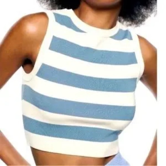 Zara | Tops | Zara Striped Knit Tank | Poshmark